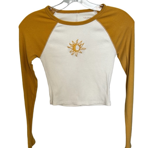 Arizona Jean Company | Tops | Arizona Jean Co Size Xs Long Sleeve Crop ...